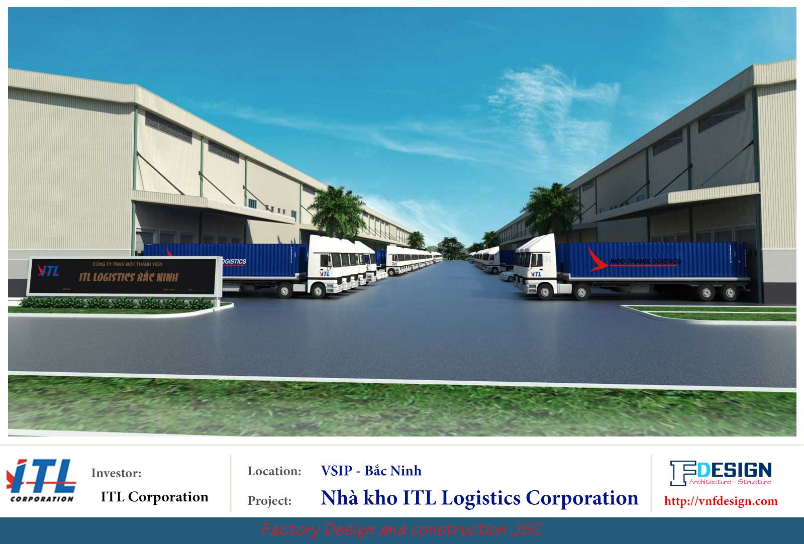 Nhà xưởng tại VSIP Bắc Ninh [ITL Logistics] - Thiết kế và thi công nhà ...